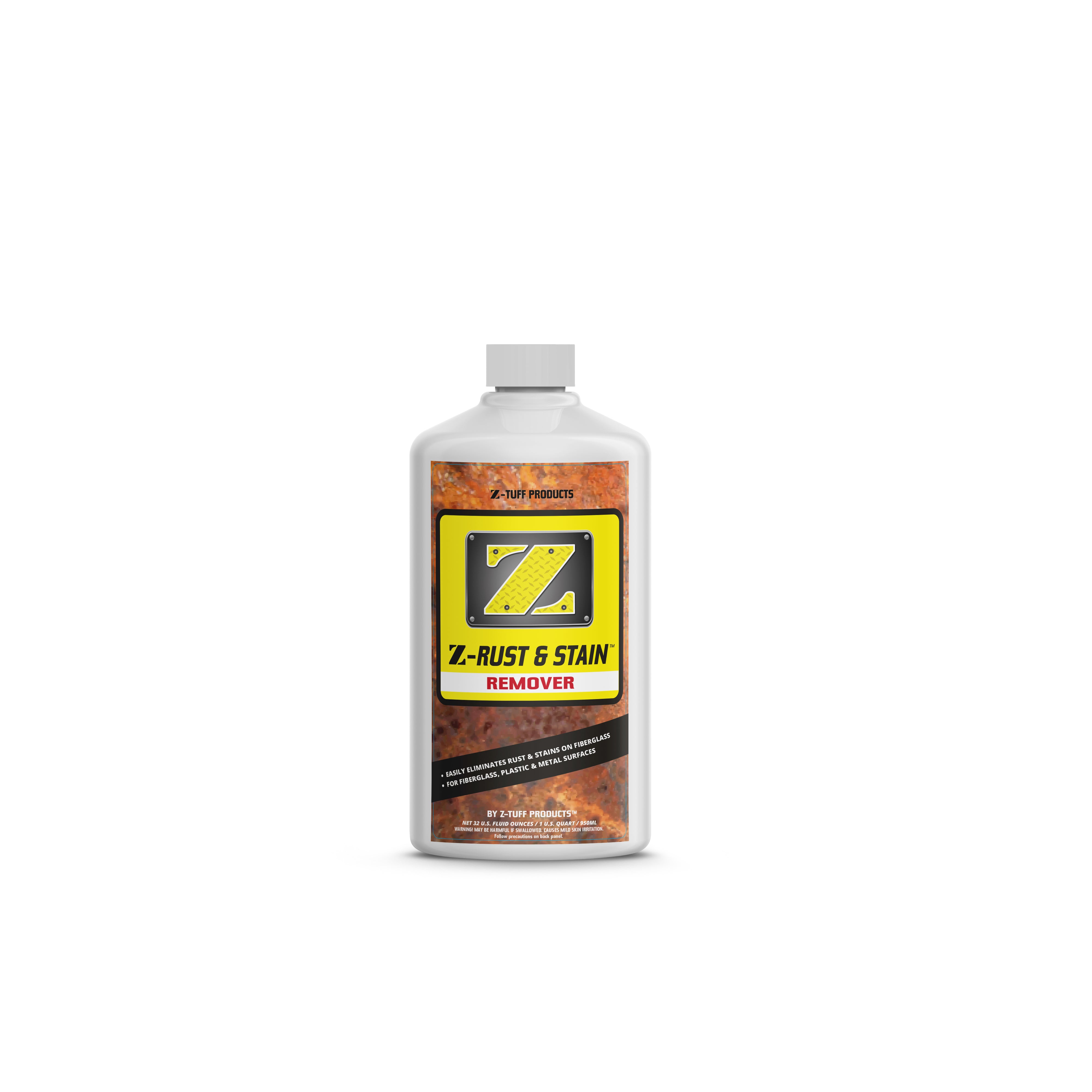 Z-Rust & Stain Remover Quick Hull Cleaner Gel- 32 Ounces Squirt Top Bo ...